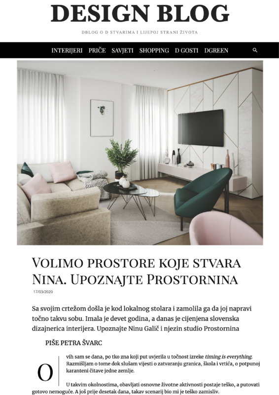 Prostornina | Prostornina | Notranje oblikovanje
