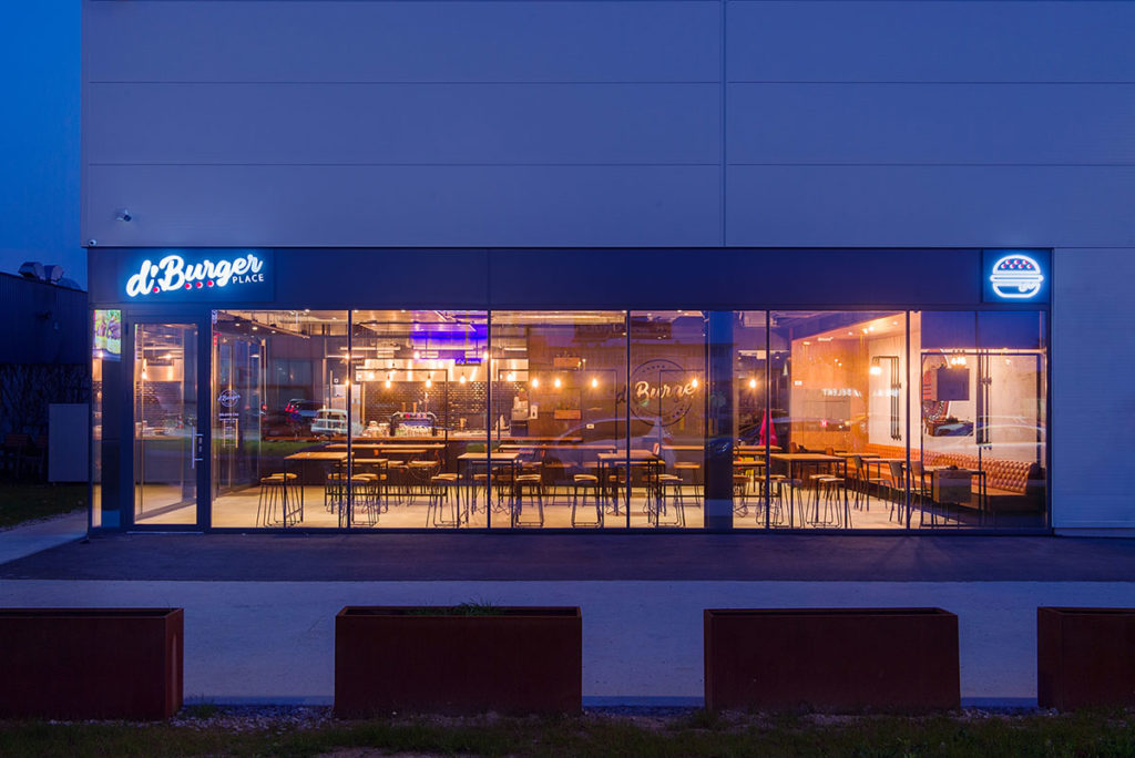 d'Burger - Restaurant Interior Design | Prostornina | Interior Design