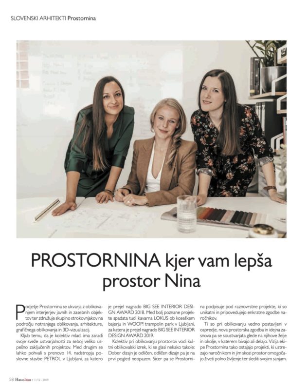 Prostornina | Prostornina | Notranje oblikovanje