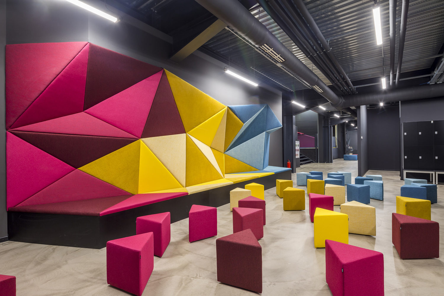 WOOP! Trampoline park | Prostornina | Interior Design